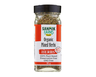 Sanmik Farms Organic Herbs and Spices 15g - 55g - Aldi - Australia ...