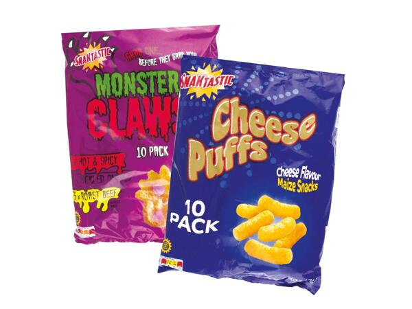 Cheese Puffs / Monster Claws - Lidl - Ireland - Specials archive