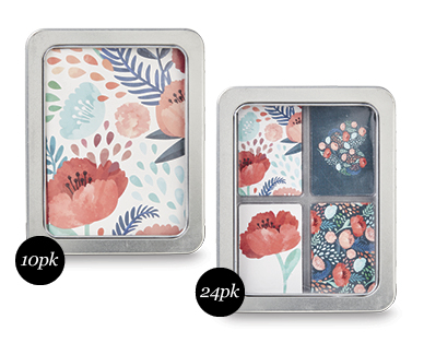 Card Tin 10pk or Magnet Gift Set 24pc - Aldi — Australia - Specials archive