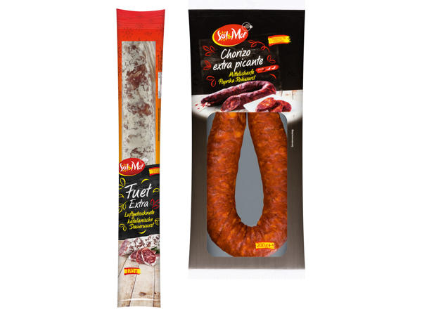 SOL & MAR Fuet Extra/Chorizo extra picante - Lidl - Österreich - Archiv ...