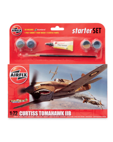 Curtiss Tomahawk Airfix Set - Aldi - Great Britain - Specials archive