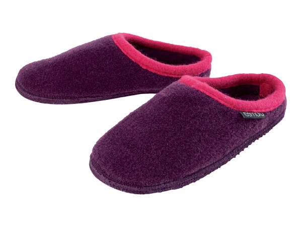 Esmara Ladies' Wool Slippers - Lidl - Great Britain - Specials archive