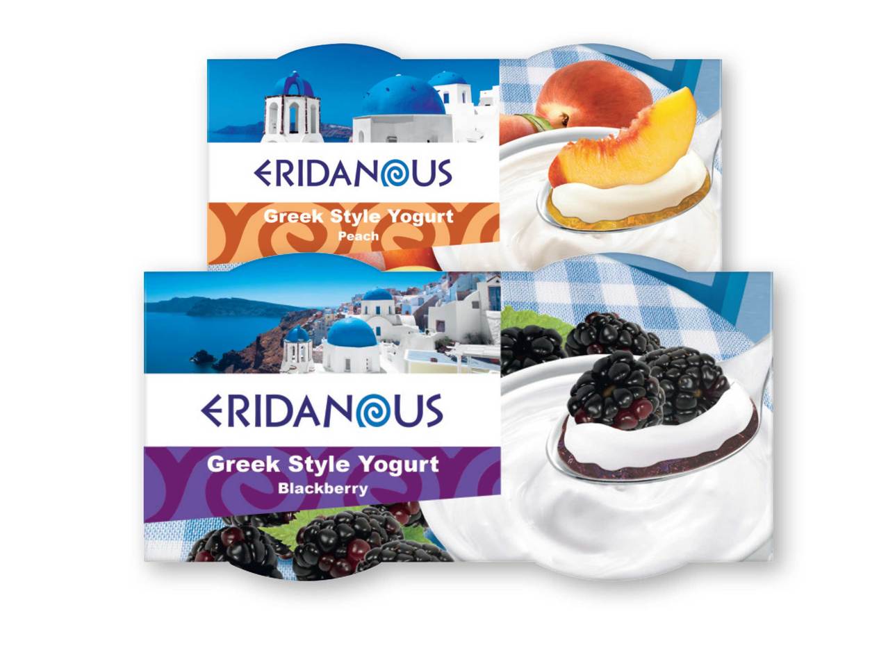 ERIDANOUS Greek Style Fruit Yogurts - Lidl - Northern Ireland ...