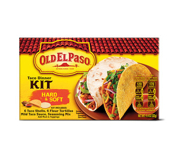 Old El Paso Hard & Soft or Stand N Stuff Taco Dinner Kits - Aldi - US ...