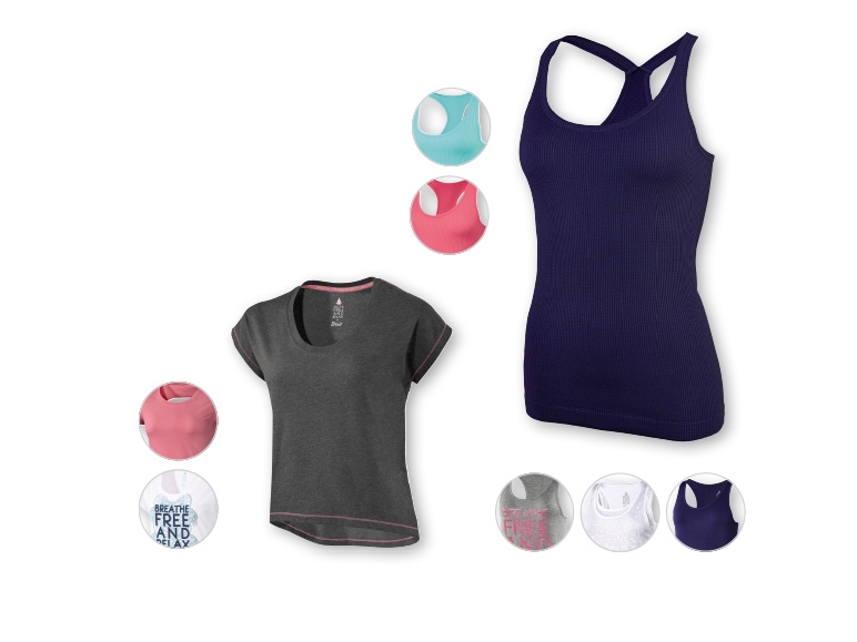 CRIVIT Ladies' Workout T-Shirt/Vest - Lidl - Northern Ireland ...