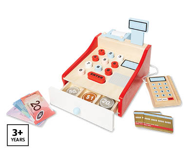 Wooden Cash Register - Aldi - Australia - Specials archive