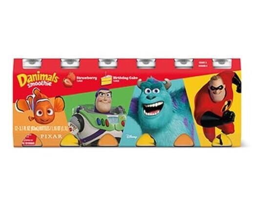 Dannon Danimals Pixar 12 pk - Aldi - US - Specials archive