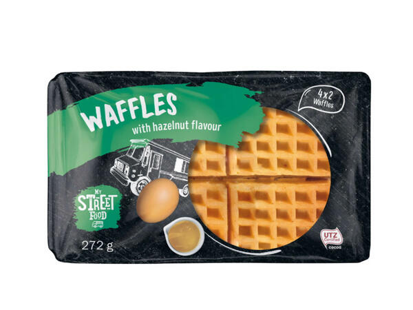 Fresh Egg Waffles with Hazelnut Flavour - Lidl - Ireland - Specials archive