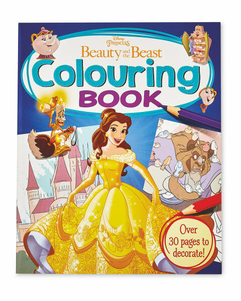Beauty And The Beast Colouring Book - Aldi - Great Britain - Specials ...