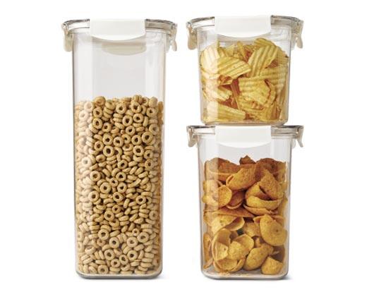 Crofton 3-Pack Pantry Containers with Latching Lids - Aldi - US ...