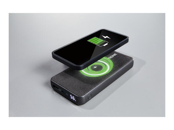 Tronic 10,000mAh Qi(R) Power Bank - Lidl - Great Britain - Specials archive