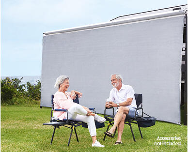 Caravan Front Wall Privacy Screen - Aldi - Australia - Specials archive