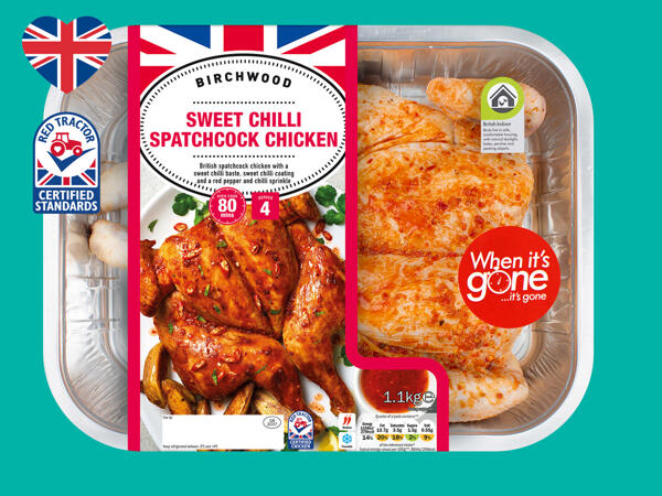 Birchwood Sweet Chilli Spatchcock British Chicken - Lidl - Great ...