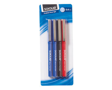 Fineline Pens 4pk - Aldi - Australia - Specials archive