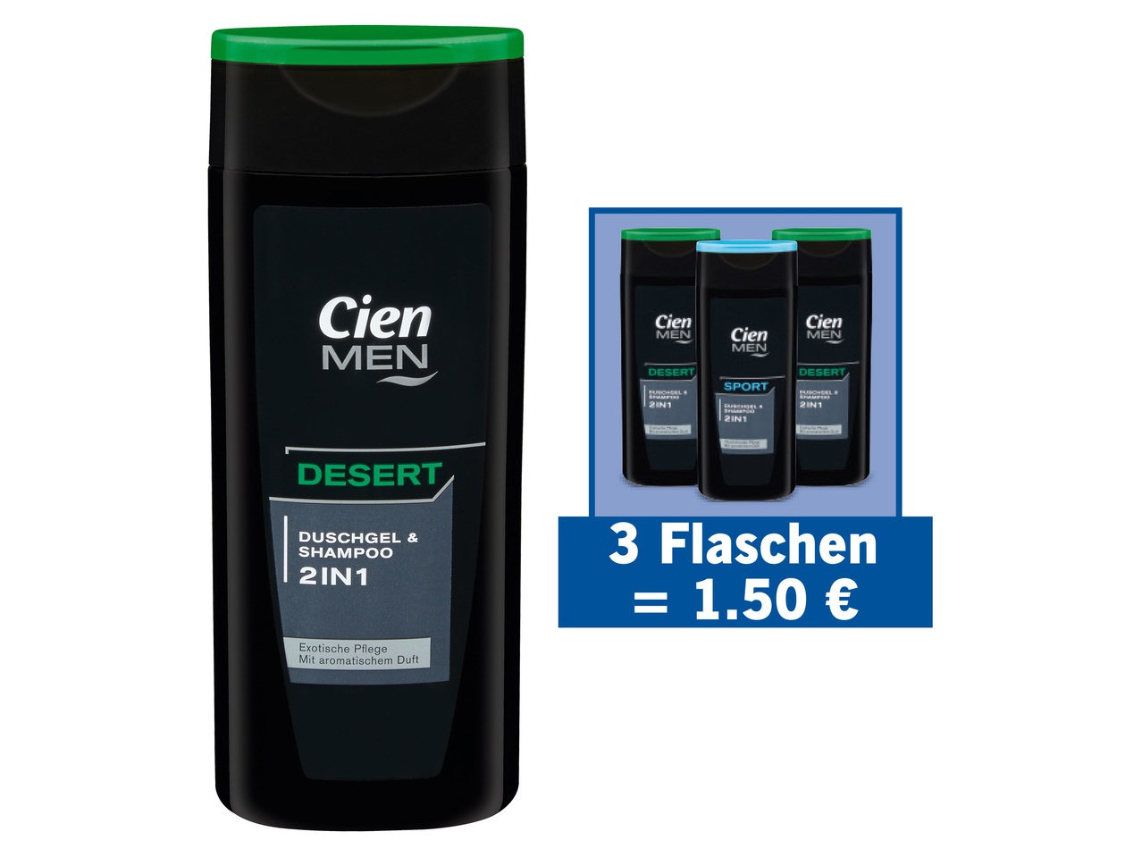 CIEN MEN Duschgel und Shampoo 2in1 - Lidl - Österreich - Archiv ...