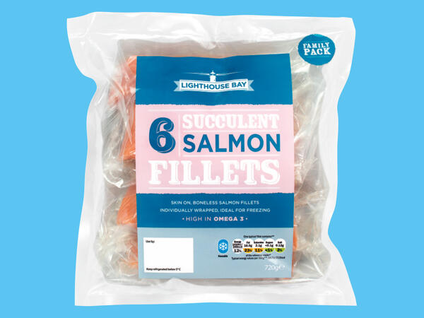 Lighthouse Bay 6 Salmon Fillets - Lidl - Great Britain - Specials archive