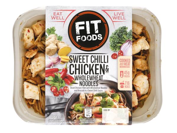 Fit Foods Sweet Chilli Chicken Noodles - Lidl - Ireland - Specials archive