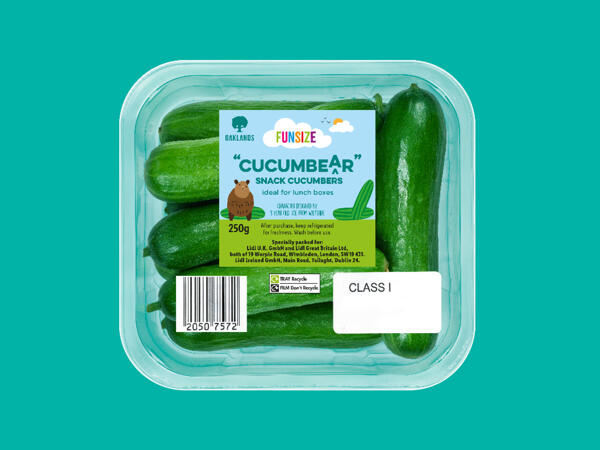 Oaklands Funsize Cucumbears - Lidl - Great Britain - Specials archive
