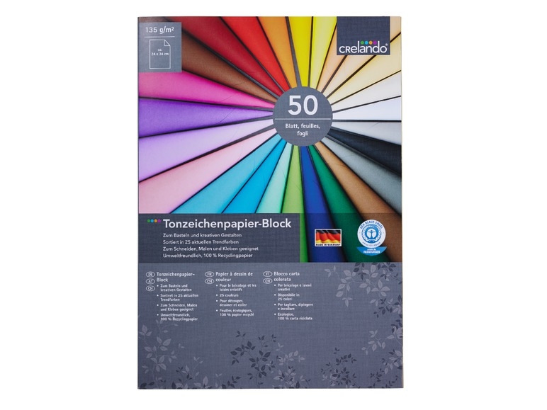 Coloured Card or Drawing Pad - Lidl - Malta - Specials archive