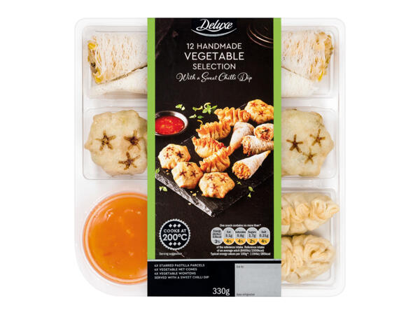 Deluxe 12 Handmade Vegetable Selection with a Sweet Chilli Dip - Lidl ...