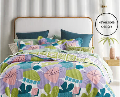 Quilted Coverlet Set Queen/King Size - Aldi - Australia - Specials archive