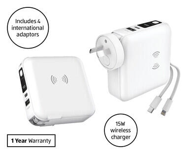 Travel Adaptor Powerbank - Aldi - Australia - Specials archive