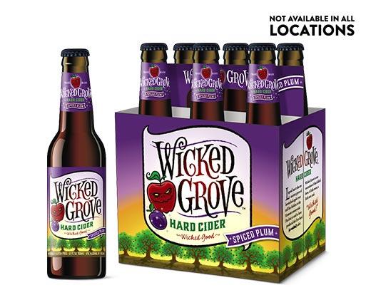 Wicked Grove Spiced Plum Hard Cider - Aldi - US - Specials archive