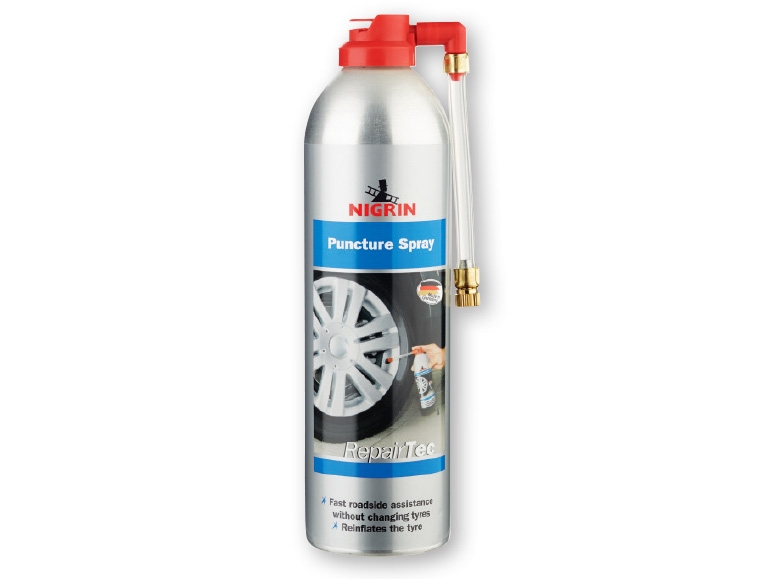 Nigrin Puncture Spray - Lidl - Northern Ireland - Specials archive