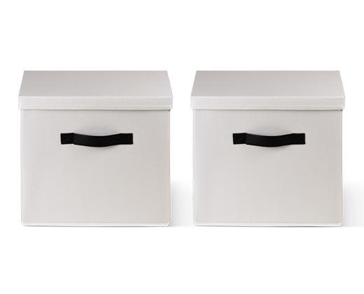 Huntington Home 2-Pack Collapsible Cubes with Lids - Aldi - US ...