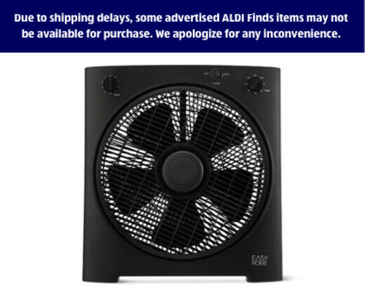 Easy Home Flat Panel Air Circulation Fan - Aldi - US - Specials archive