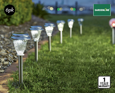 SOLAR PATH LAMPS 6PK - Aldi — Australia - Specials archive