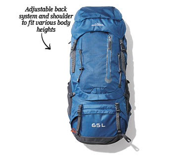 65L Adventure Backpack - Aldi - Australia - Specials archive