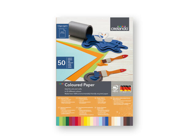 Coloured Card / Coloured Paper - Lidl - Northern Ireland - Specials archive