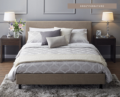 LUCCA FABRIC KING BED - Aldi - Australia - Specials archive