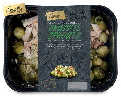 Specially Selected Brussels Sprouts and Cauliflower Cheese - Aldi ...