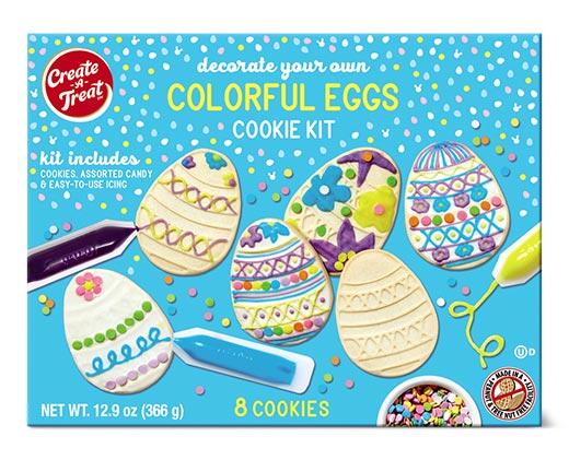 Create-A-Treat Easter Eggs Cookie Kit - Aldi - US - Specials archive
