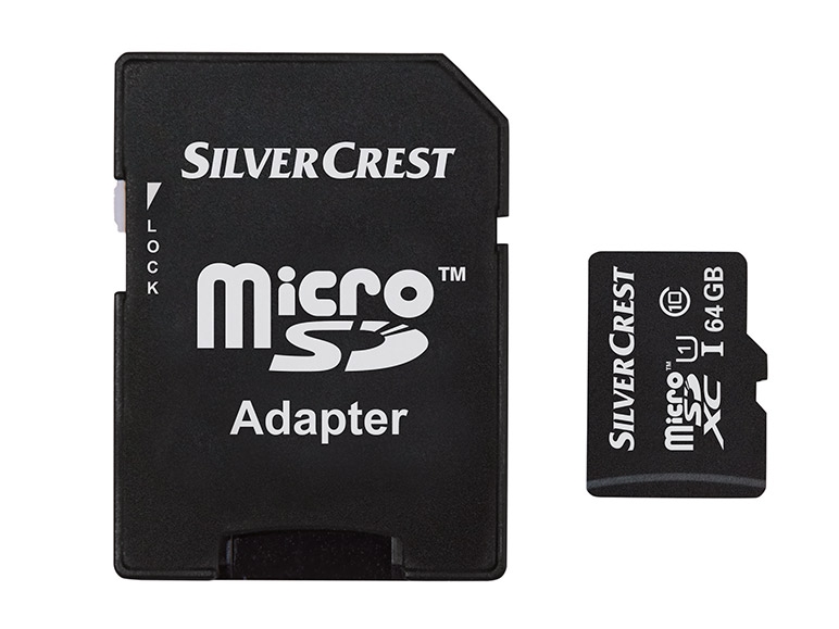 SILVERCREST Class 10 Micro SDXC Card with Adapter - Lidl - Great ...