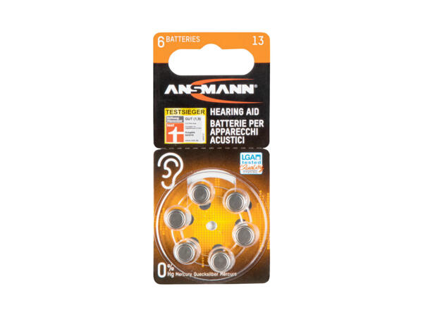 Ansmann(R) Pilhas para Aparelho Auditivo - Lidl - Portugal - Specials ...