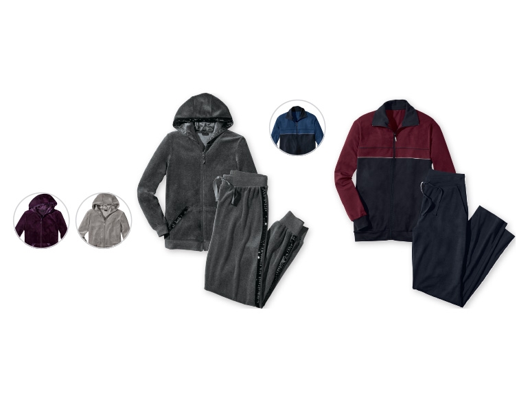 ESMARA(R)/LIVERGY(R) Ladies' Velour Leisure Suit or Men's Tracksuit ...