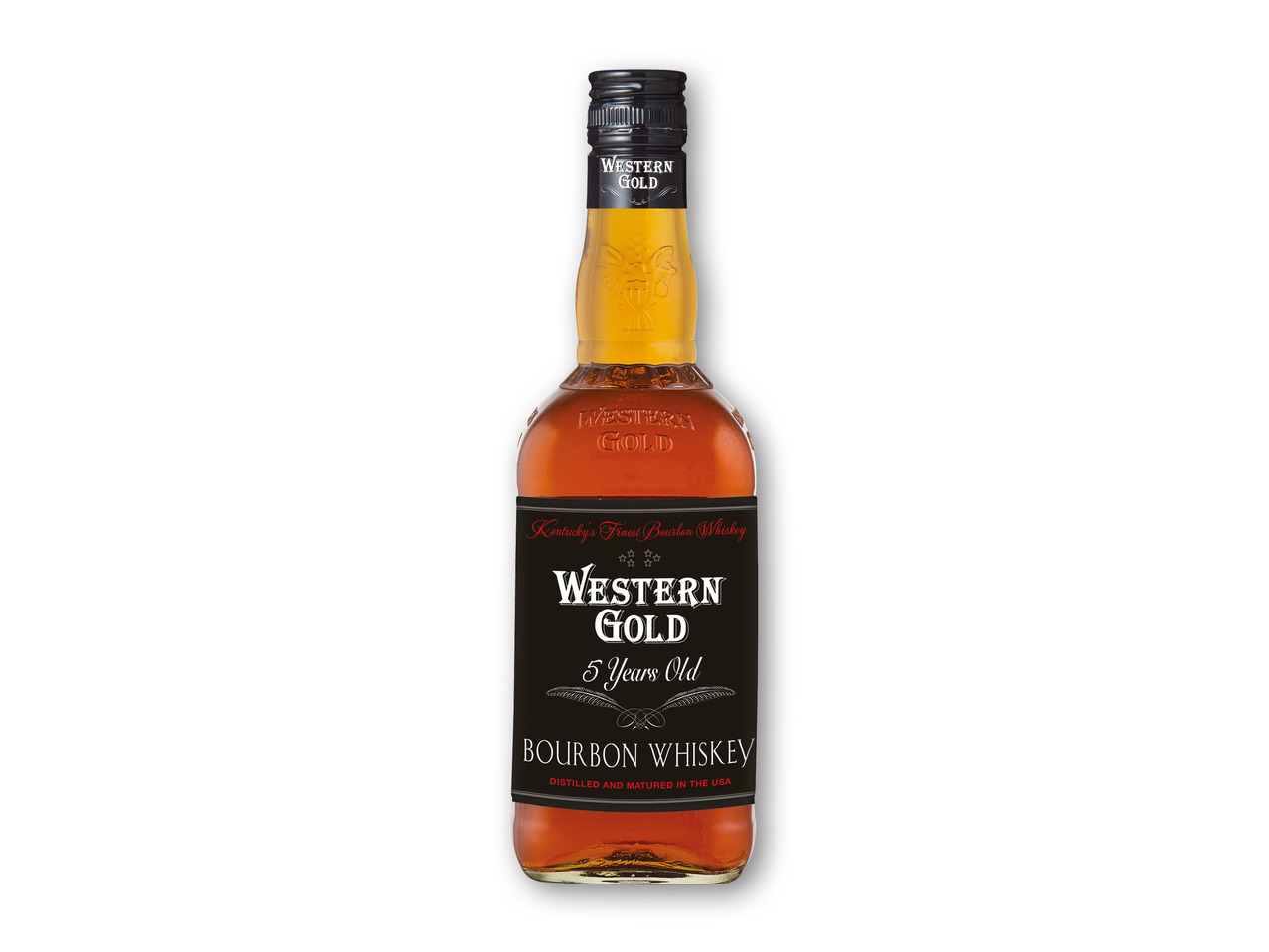 WESTERN GOLD Bourbon whiskey1 - Lidl - Danmark - Specials archive