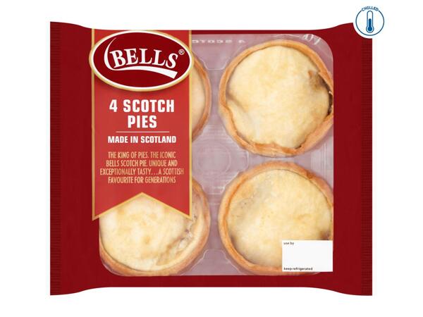 Bells Mini Scotch Pie - 4 Pack - Lidl - Great Britain - Specials archive