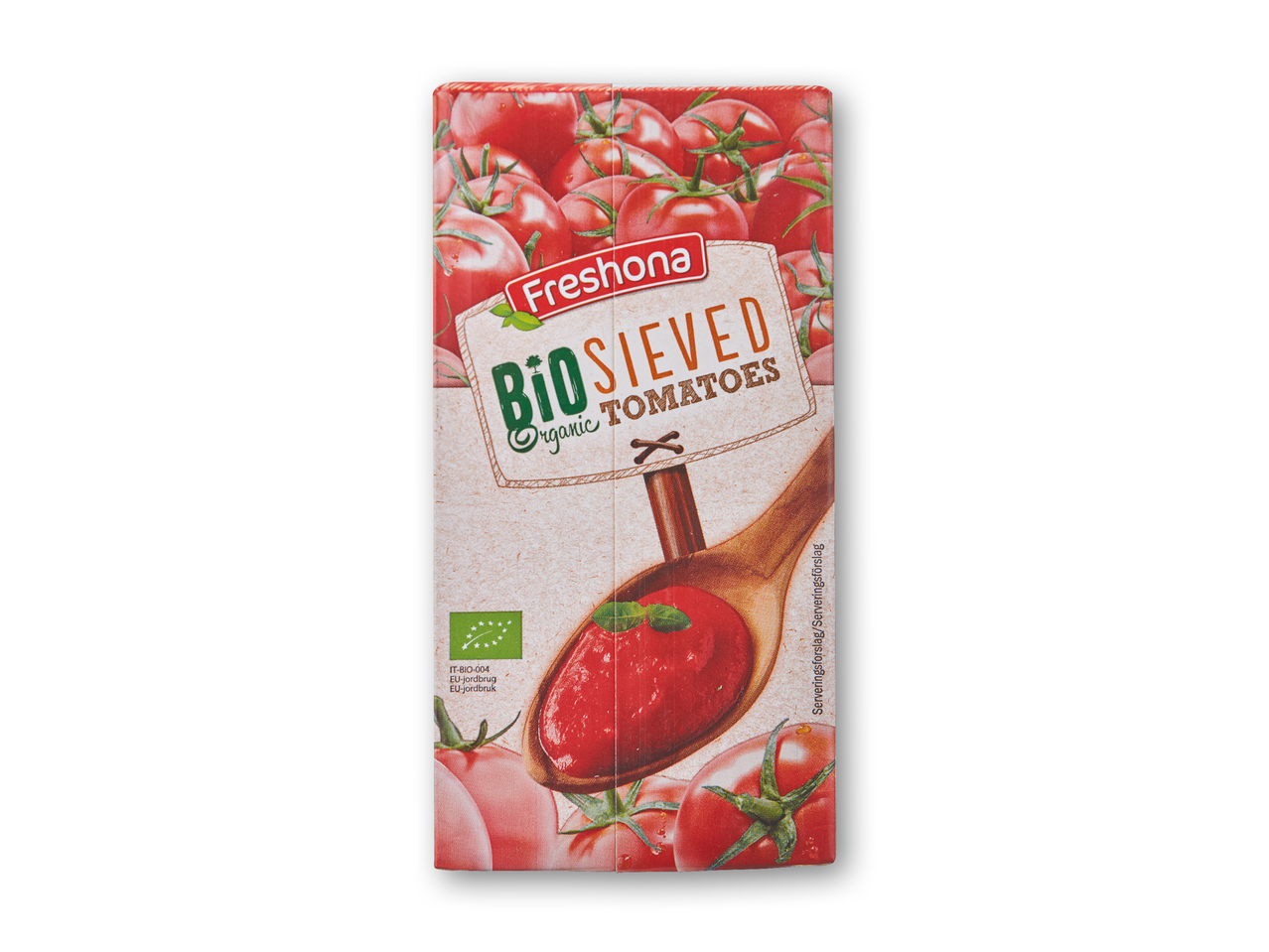 FRESHONA Økologisk tomatpassata - Lidl - Danmark - Specials archive
