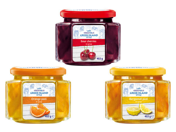 Fructe confiate în sirop - Lidl - România - Promoții arhiva