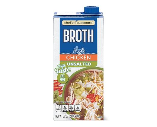 Chef's Cupboard Unsalted Chicken or Beef Broth - Aldi - US - Specials ...