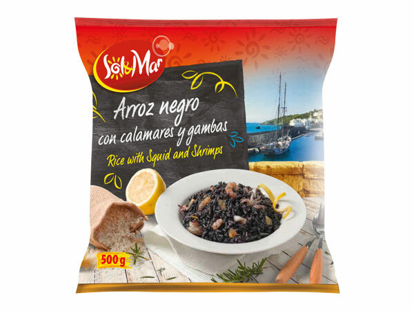 Orez negru cu fructe de mare - Lidl - România - Promoții arhiva
