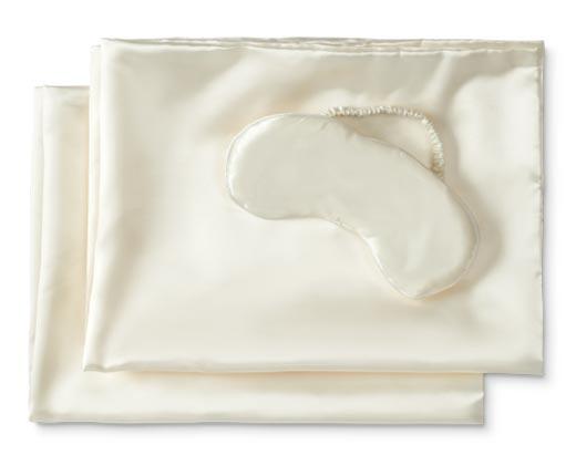 Huntington Home 2-Pack Satin Pillowcase and Eye Mask Set - Aldi - US ...
