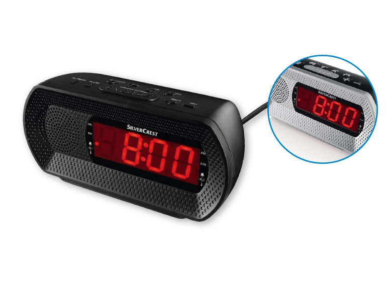 Silvercrest Radio Alarm Clock - Lidl - Northern Ireland - Specials archive