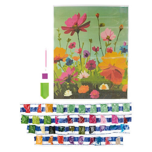 Gem-By-Number Kit - Flowers - Aldi - US - Specials archive