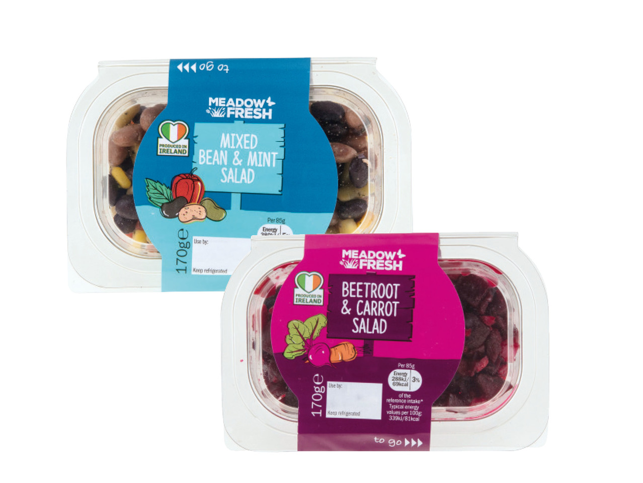 Mixed Bean & Mint/Beetroot & Carrot Salad - Lidl - Ireland - Specials ...
