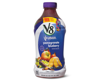Campbell's V8 V-Fusion Pomegranate Blueberry or Açai Mixed Berry - Aldi ...
